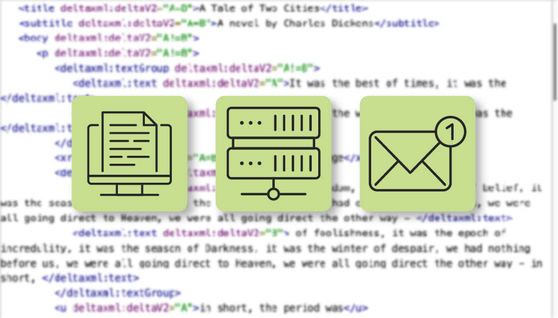 2 Way Comparison Solutions For Documents And Data Deltaxml